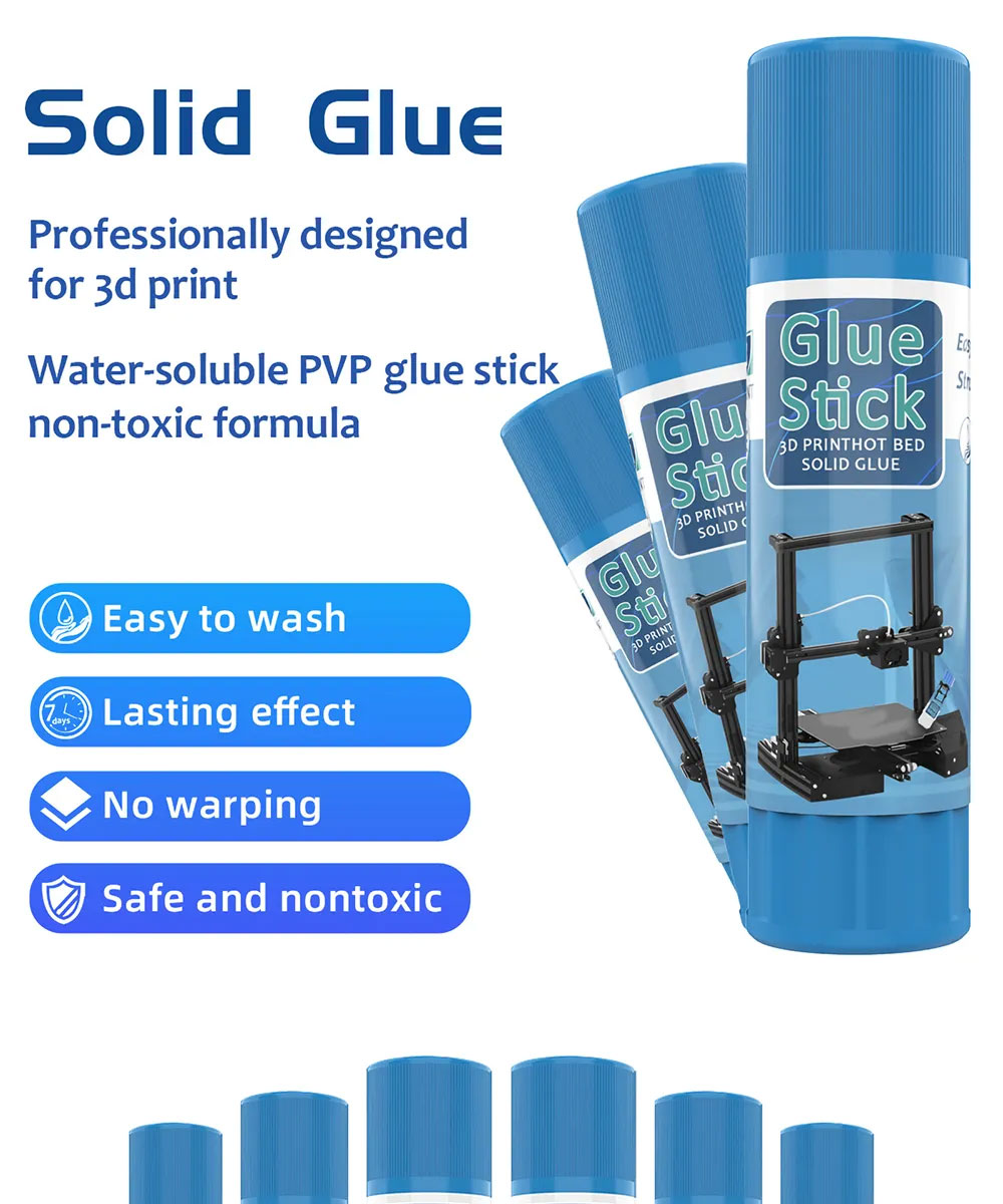 3D Printer Strong Adhesive PVA / PVP Glue Stick for FDM 3D Printer Two ...