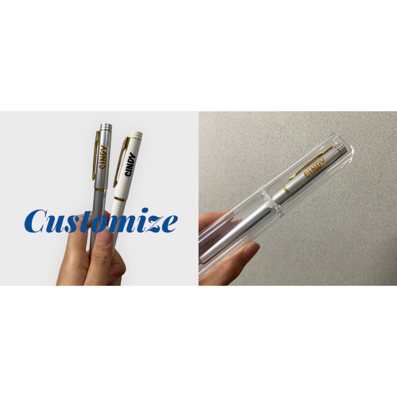 [Vinyl Sticker Customize] Premium 0.5mm Pen Gel Pen Business Signing ...