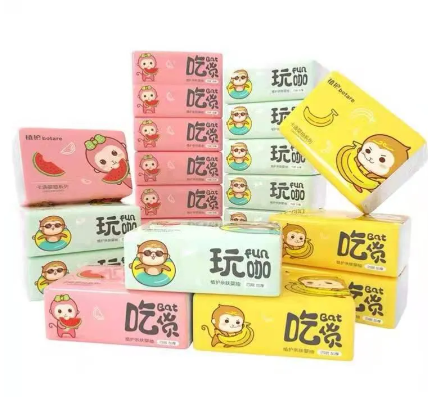 Botare Cartoon Series Soft Facial Tissue 4ply 70pulls (1 carton ...