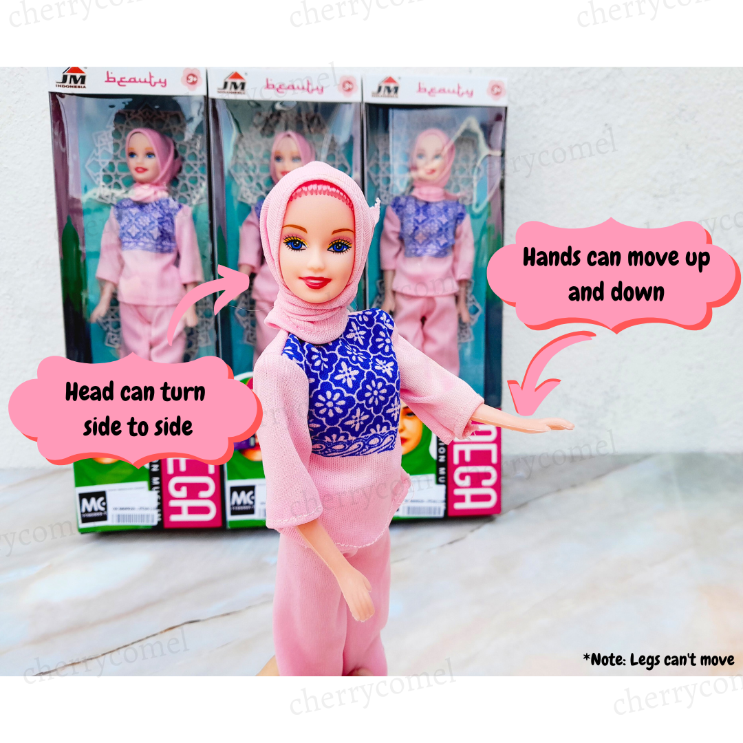 Muslimah Hijabi Doll with Hijab Muslimah Dolls Muslim Girl Toys ...