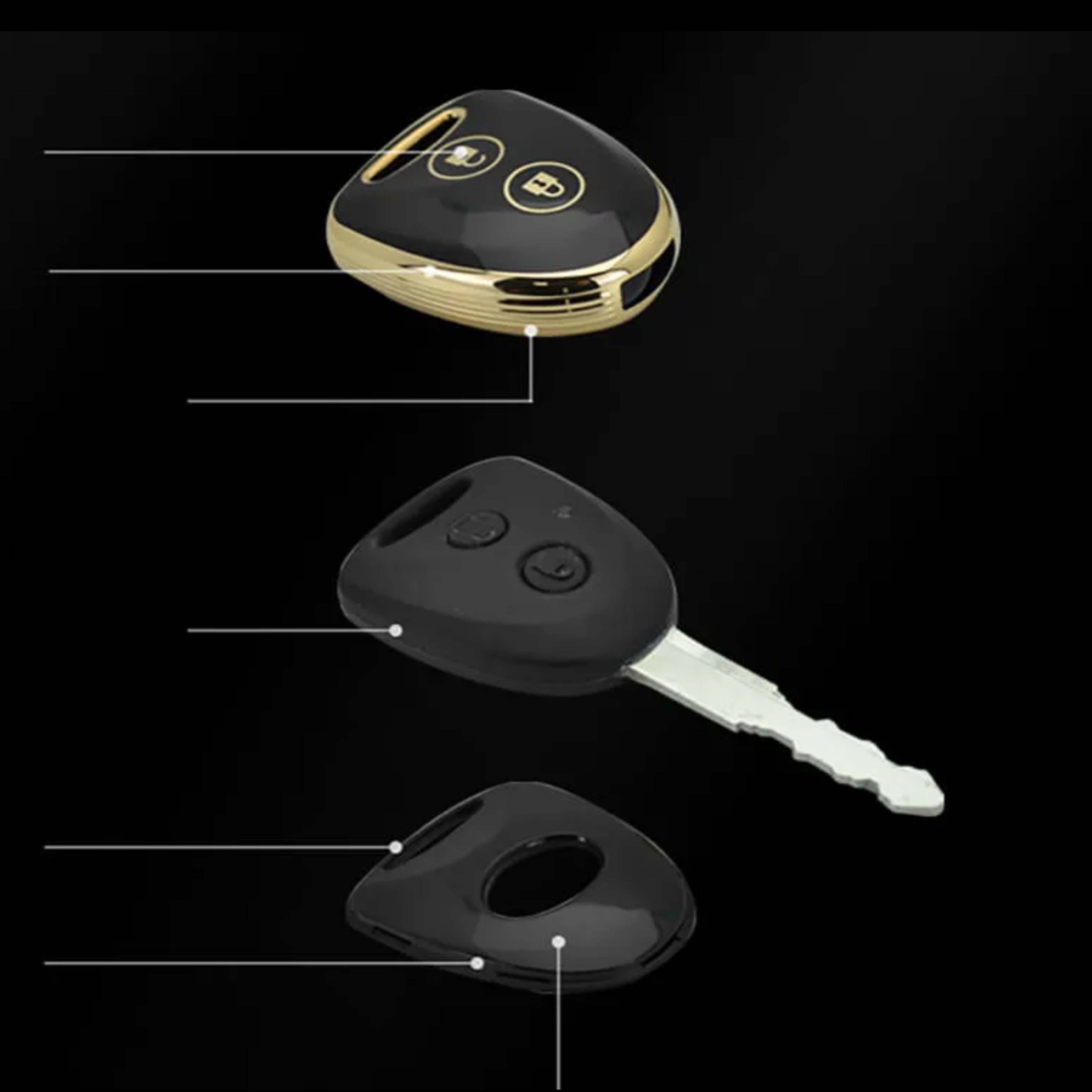 Premium TPU New Perodua Bezza AXIA 2023 G / AXIA 2014 GXTRA Car Key ...