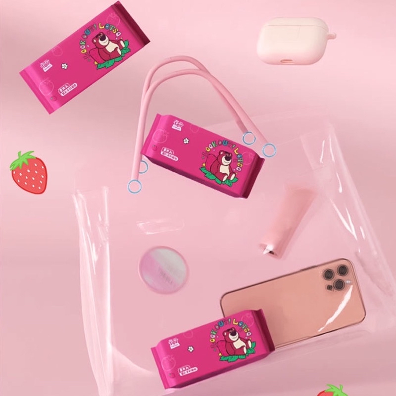 Lotso mini wet wipes /草莓熊迷你湿纸巾/mini wet tissue/Baby wet tissue/Tisu ...