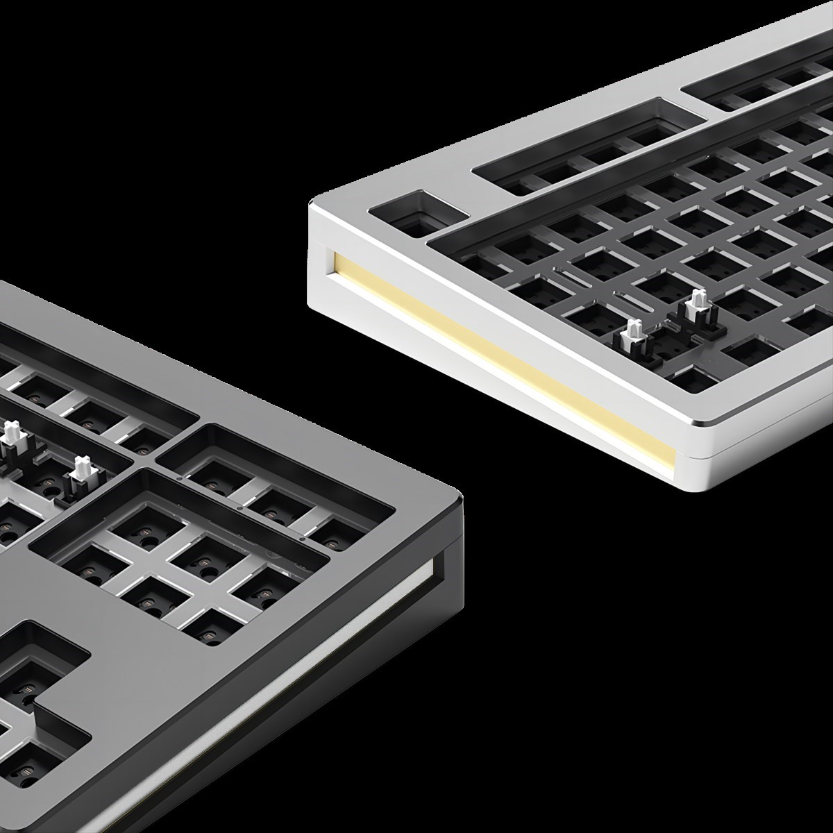 MONSGEEK M3 TKL Tenkeyless 87-Key CNC Aluminum Barebone DIY Keyboard ...