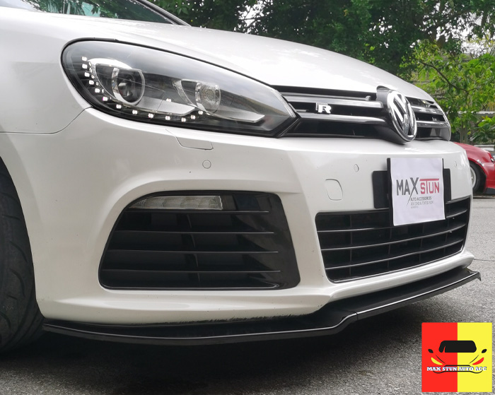 VOLKSWAGEN GOLF MK6 R20 EXOT FRONT LIP BUMPER SKIRT LIP VW GOLF R 20 ...