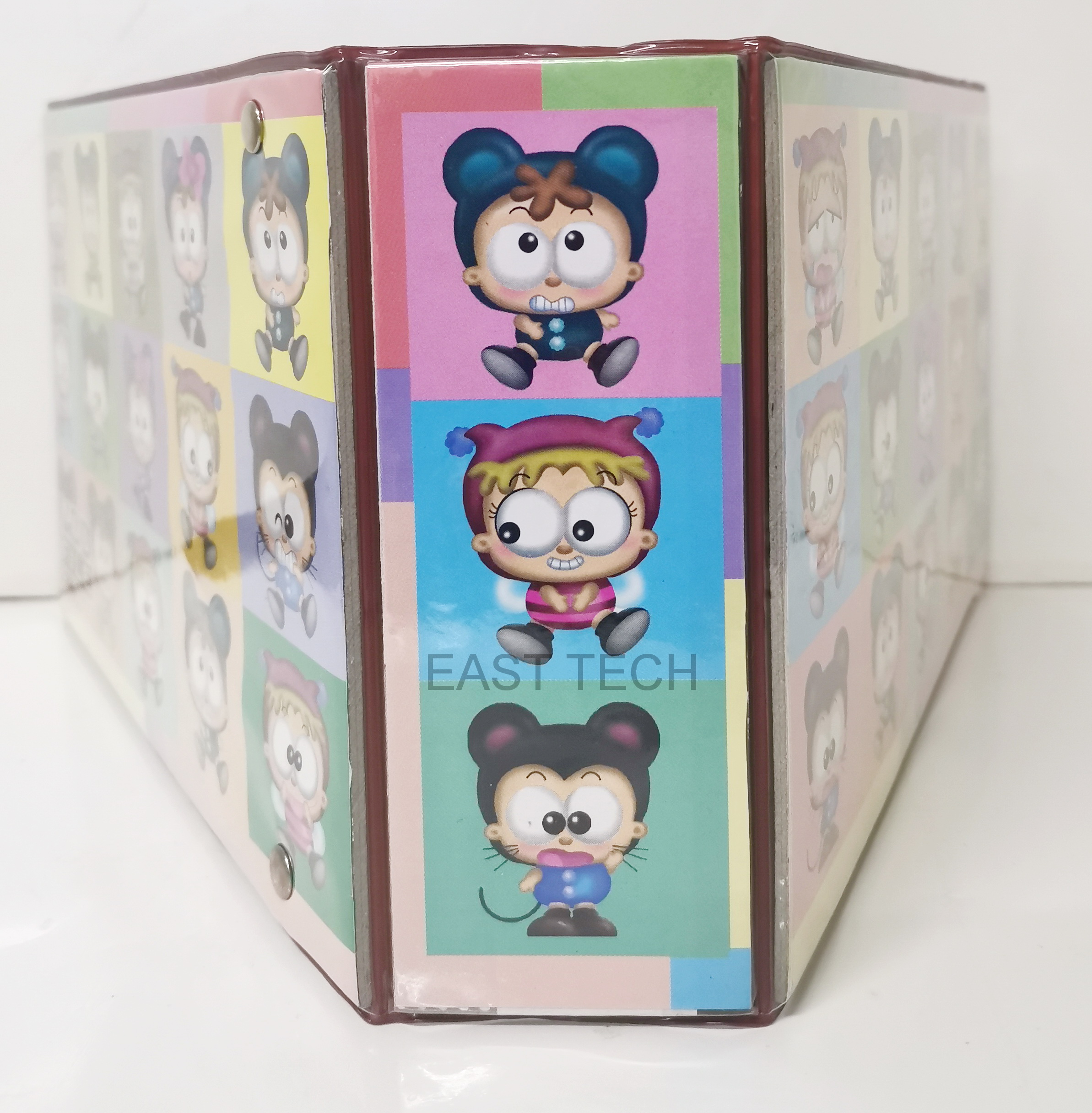 CARTOON CD Sleeve Hard Cover SMALL PVC 2D Ring CD VCD File / CD VCD ...