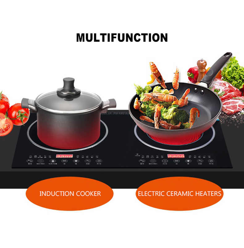[RM408] TWK Double Electric Embedded Cooktop 2400W Induction Cooker ...