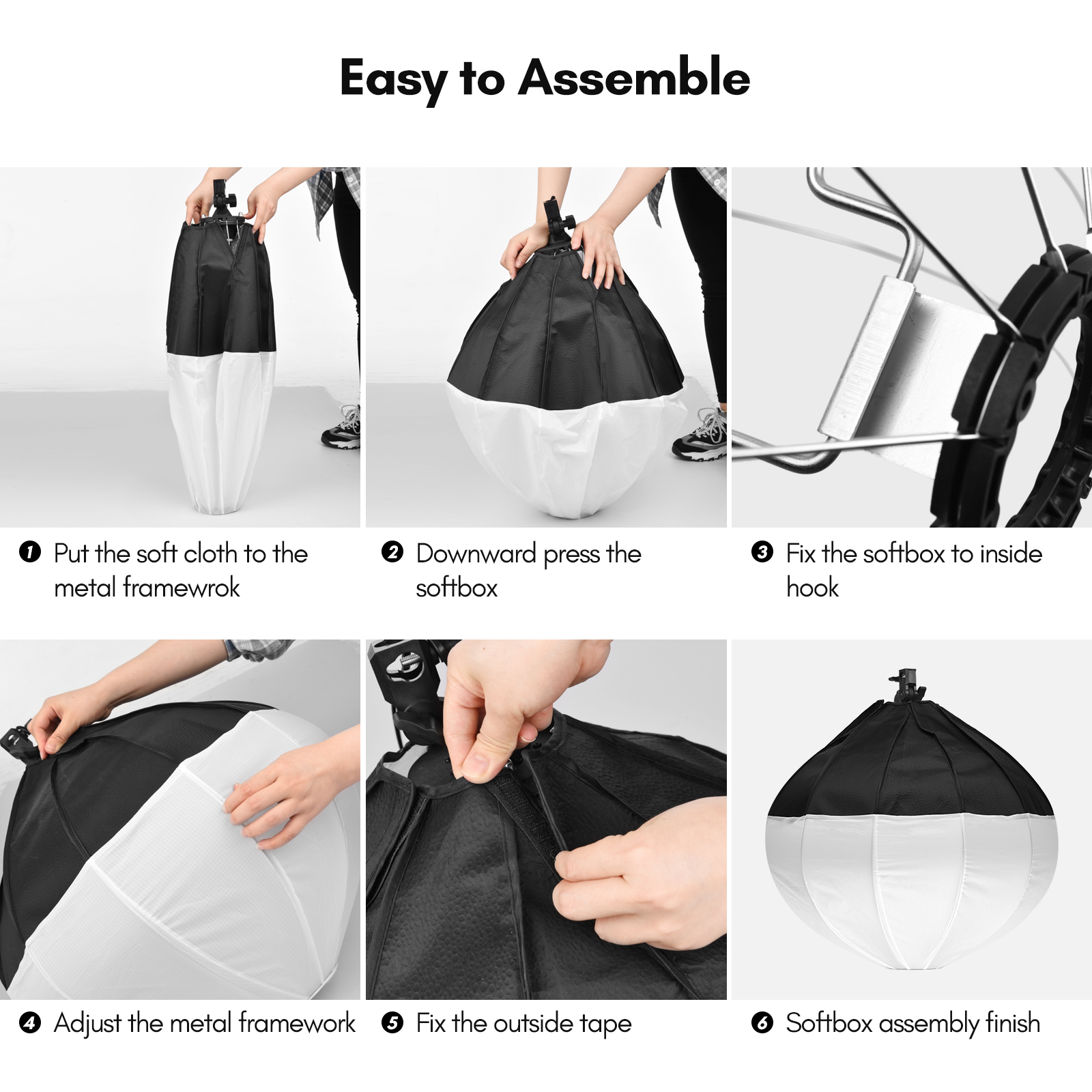 Lantern Softbox E27 Socket Lighting Ball Lampu Studio Bola 50cm Light ...