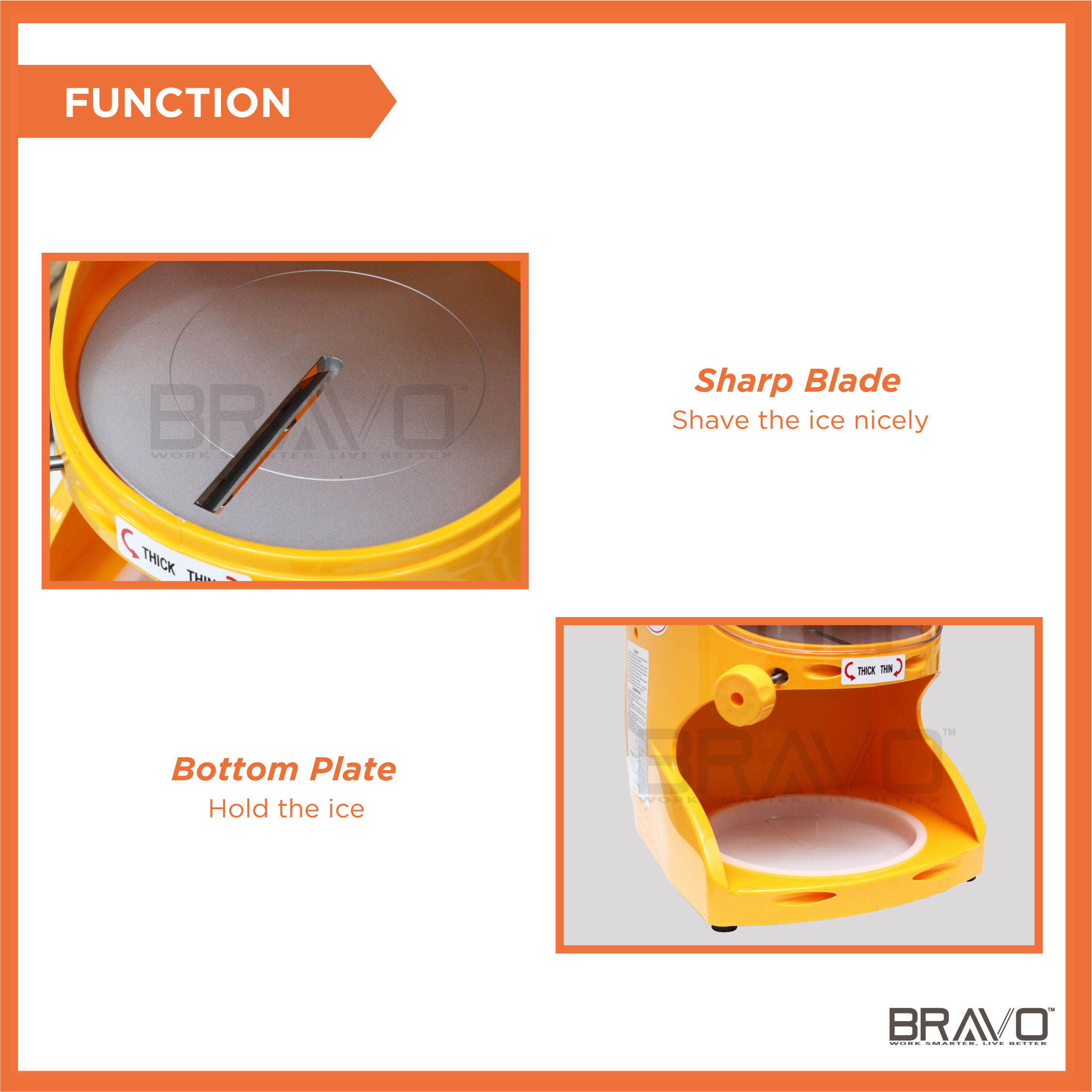 Bravo ABC Electric Ice Shaving Machine Mesin ABC Elektrik Snow Ice ...