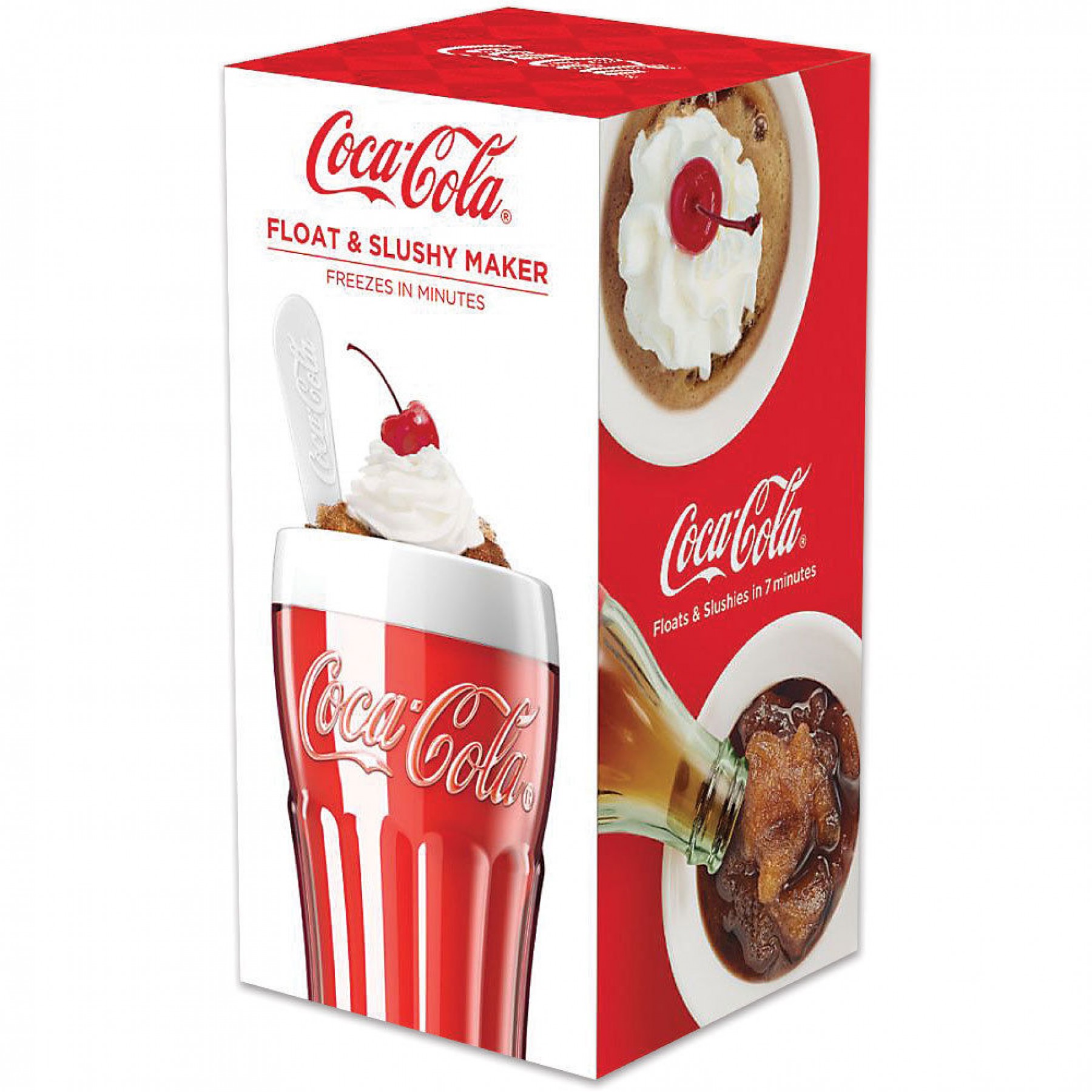 ZOKU Coca-Cola Float & Slushy Maker, Retro Make and Serve Cup with ...