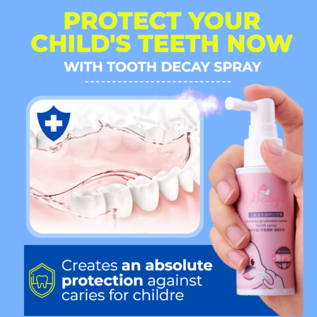 【STOCK】Anti Cavity Oral Spray For Kid Probiotic Oral Cleansing Spray ...