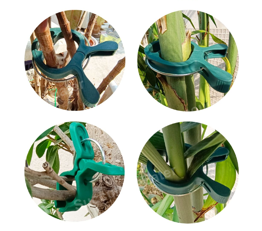 Garden Clip for Plant Flower Lever Loop Gripper Clips Fastener Flower ...