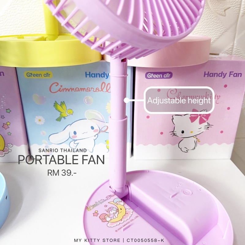 Green Air Thailand X Sanrio My Melody Charmmy Kitty Twin Star Foldable ...