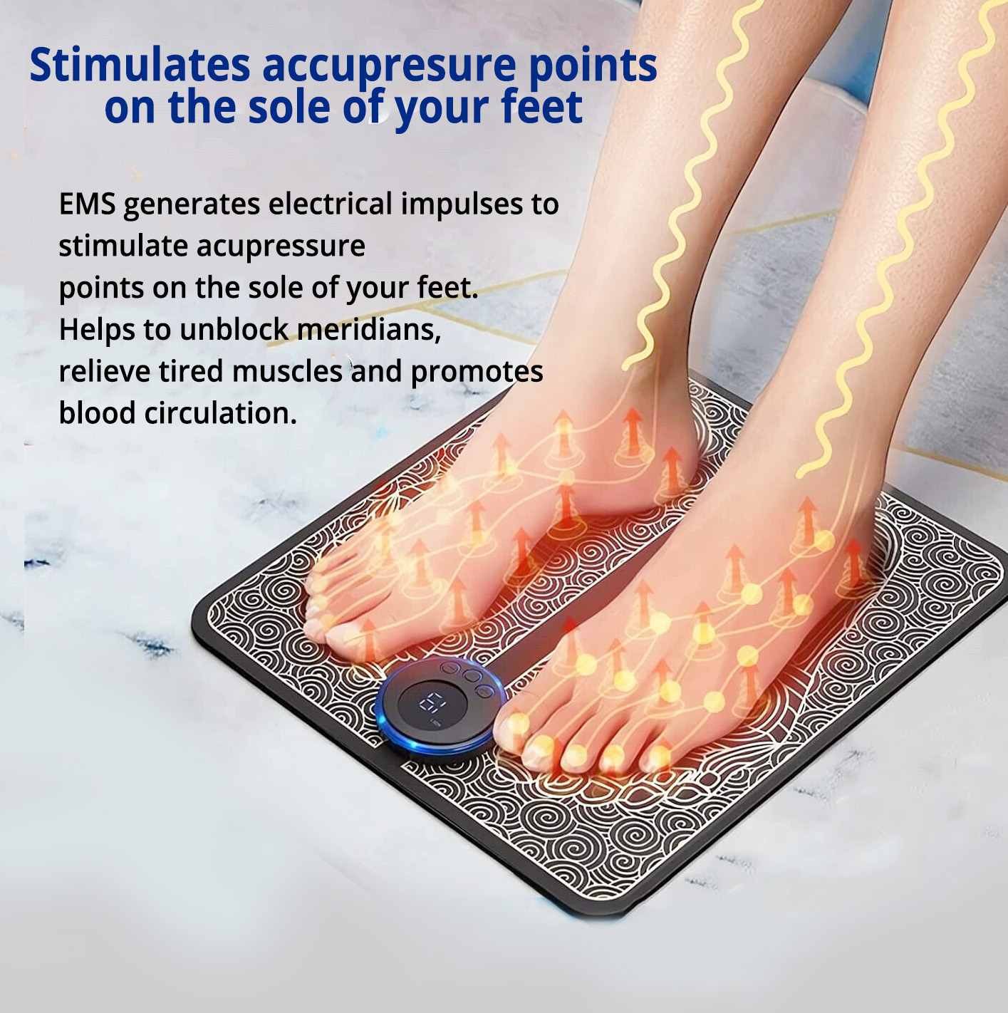 EMS Electric Foot Massager (with Remote Control) | Shopee Malaysia