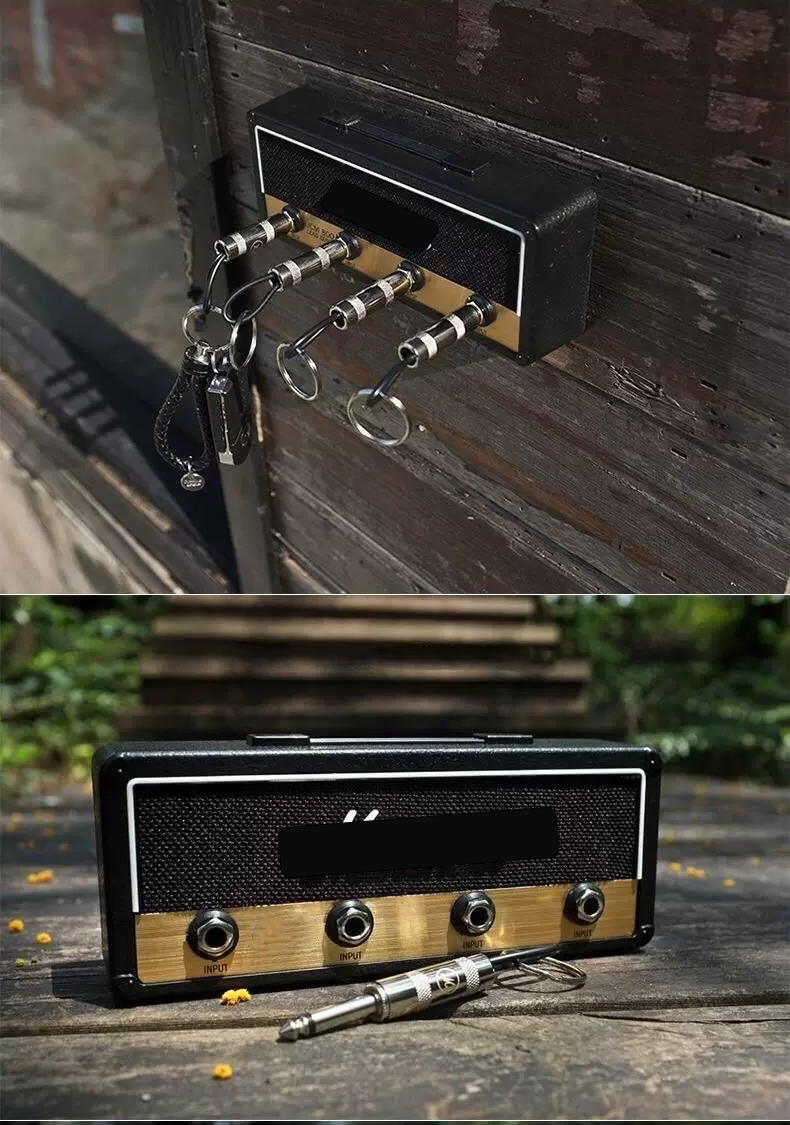 Classic rock key holder hanger organizer home decor | wall box car ...