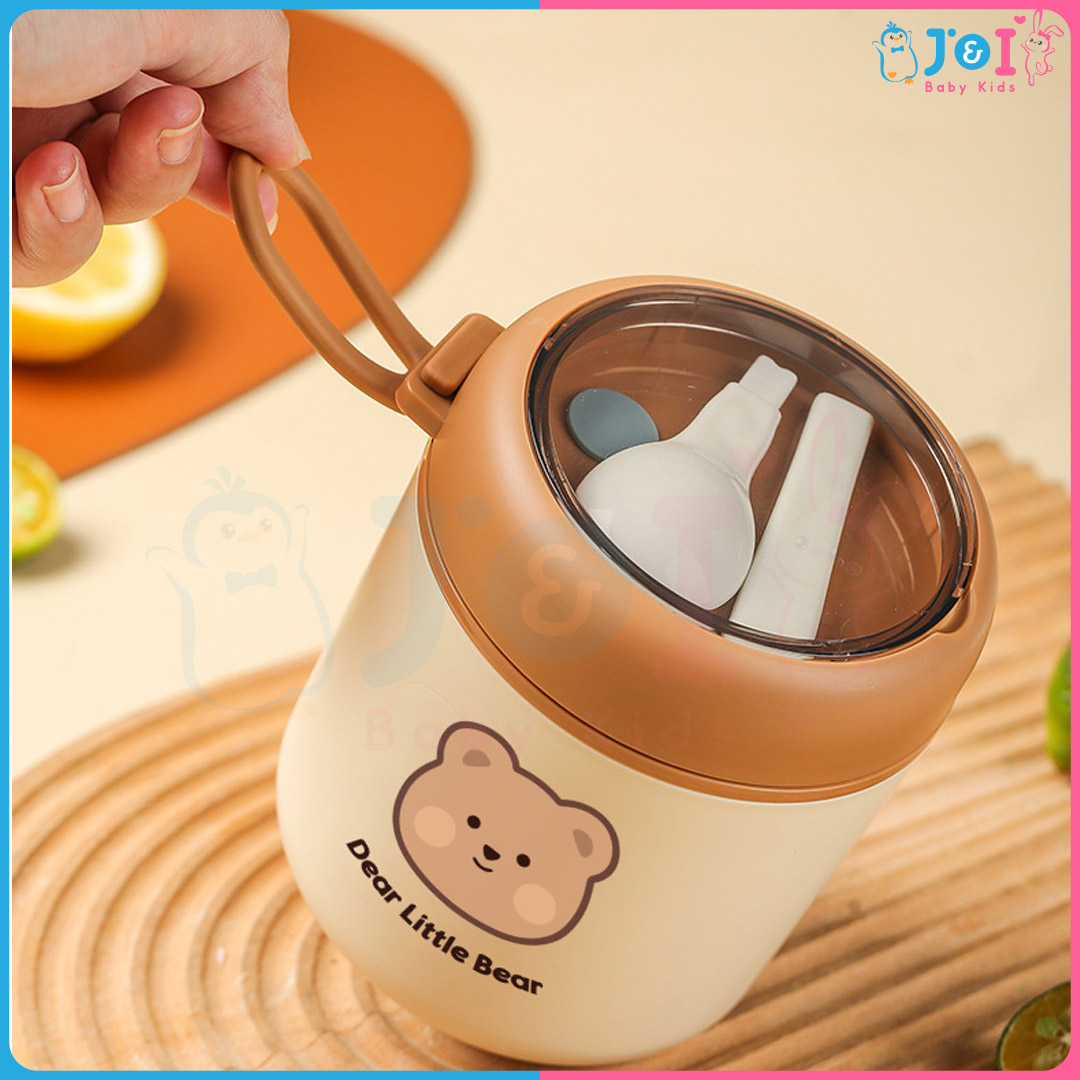 530ml Stainless Steel Thermal Insulator Food Jar Flask Jar Thermal Food ...