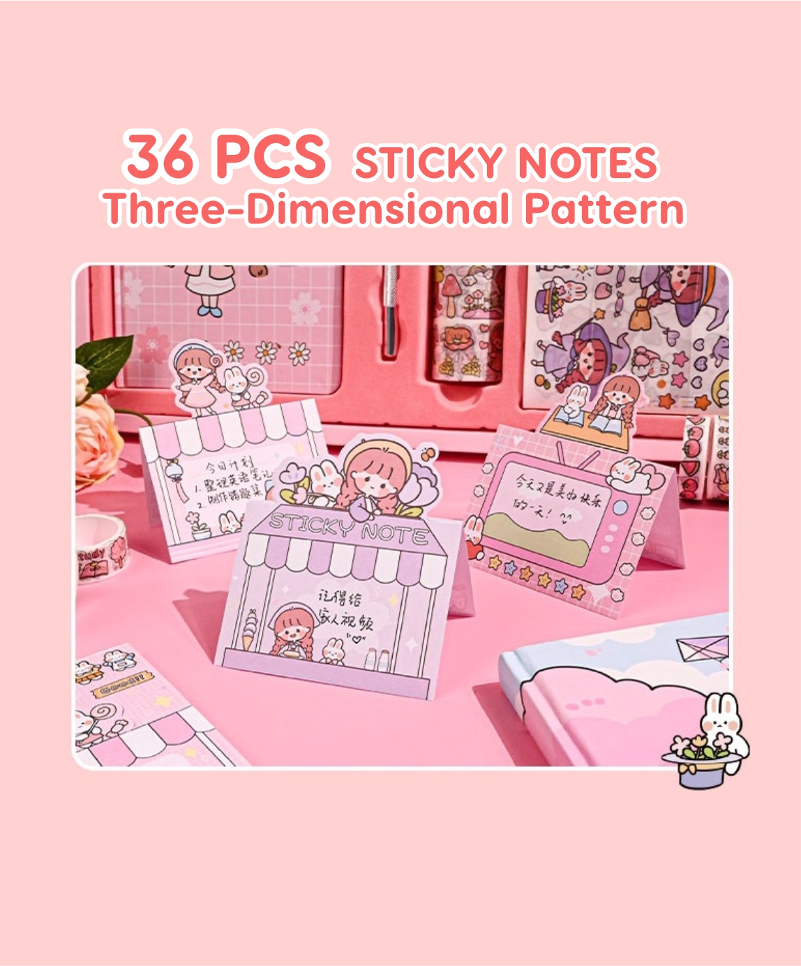 [Clearance] Kids Note Book Gift Set Buku Nota Cute Sticker Scrapbook ...