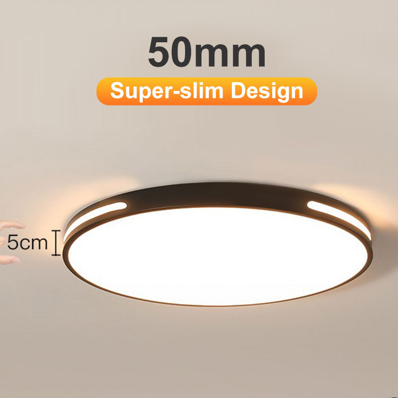 Ceiling Lighting Ultra Thin Led Panel Light AC220V Siling Lamp Lampu ...