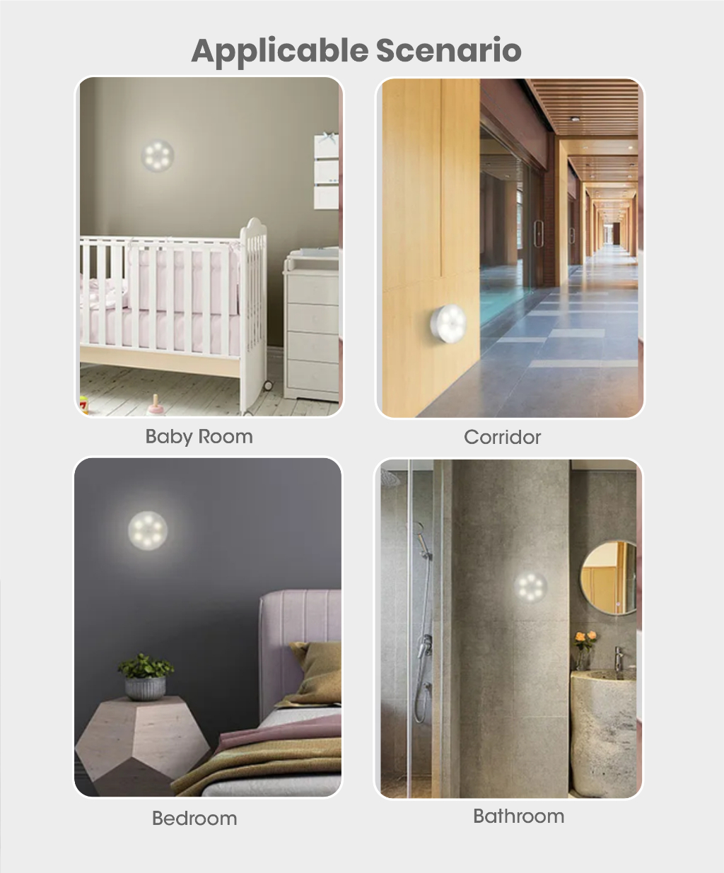 Motion Sensor Light Lampu Sensor Automatik LED Sensor Lights Auto Light ...