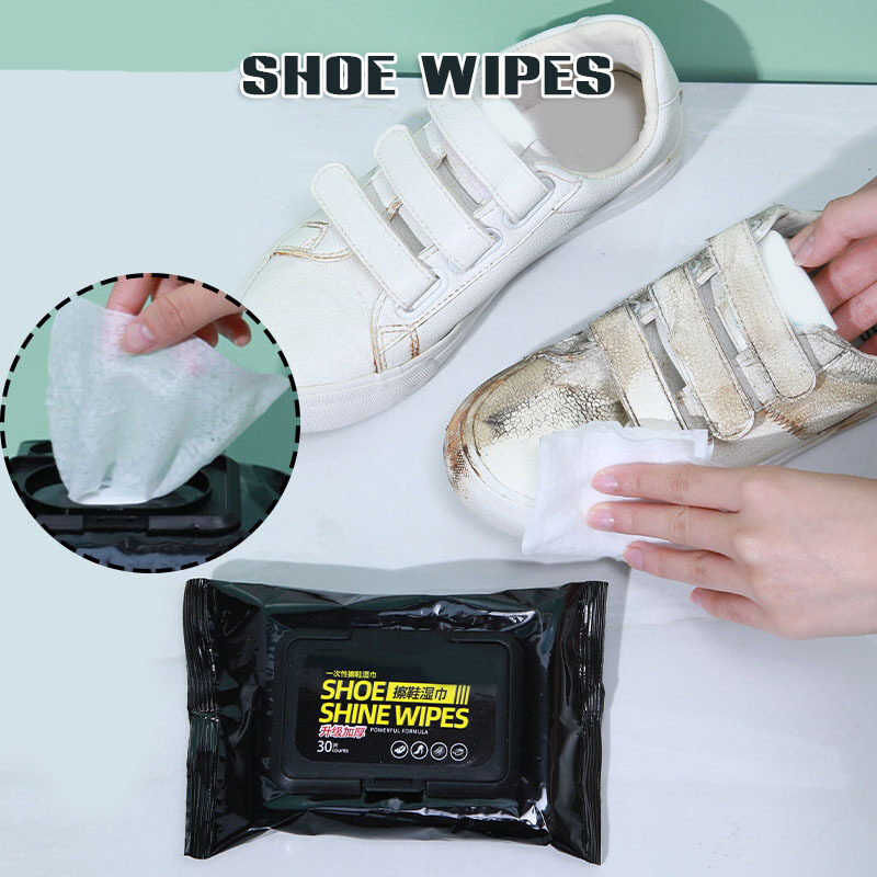 𝗤𝗨𝗜𝗖𝗞 𝗗𝗘𝗖𝗢𝗡𝗧𝗔𝗠𝗜𝗡𝗔𝗧𝗜𝗢𝗡 》80pcs Shoe Cleaning Wet Tissue Wipes Portable ...