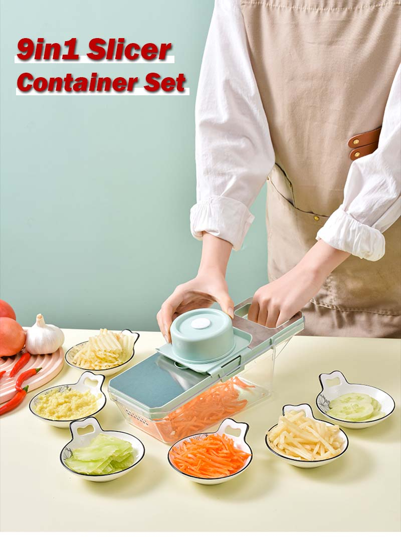New 8in1 Multifunction Slicer for Kitchen Vegetable Chopper Mandoline ...