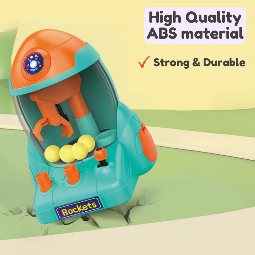 CROWN MINI CLAW MACHINE 🍭 Ball Catcher Toy Ball Machine Candy Grabber ...