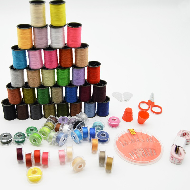100pc Home Portable Mini Sewing Kit Tool Sewing Machine Thread Set DIY ...