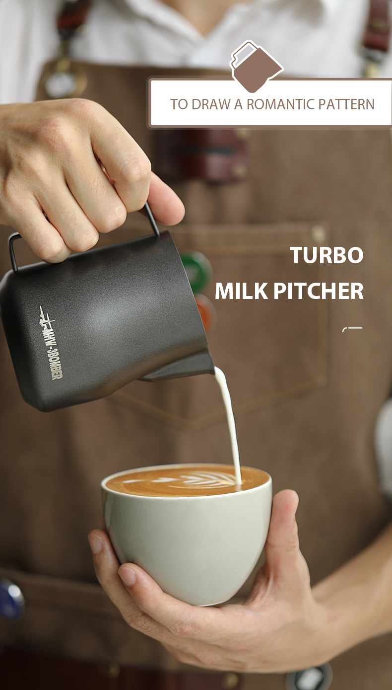 MHW-3Bomber turbo milk pitcher 450ml Milk Frothing Pitcher bomber ...