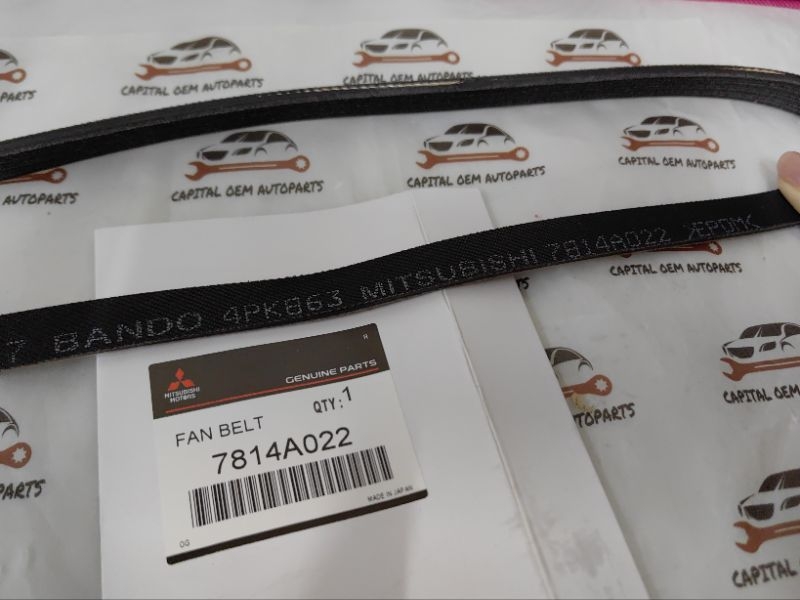 Mitsubishi Original Triton Pajero Sport 4WD 2.5 Fan belt Set (Fan Belt ...