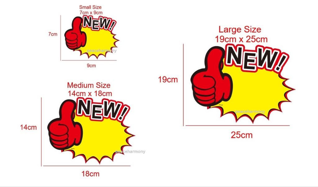 POP Paper Colorful Marketing Discount Promotion Sales Advertising Sign ...