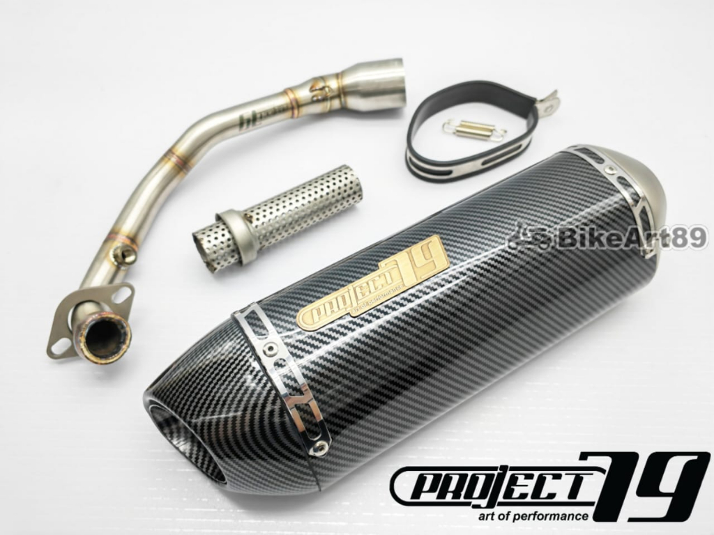 Project79 WMOTO XDV250 Exhaust Stainless Steel XDV Ekzos Full System ...