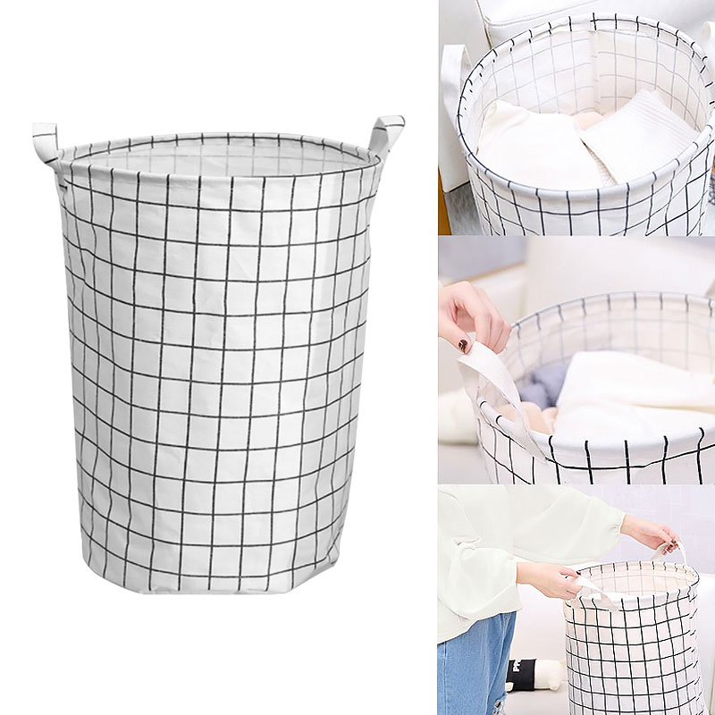 𝐋𝐀𝐑𝐆𝐄 𝐂𝐀𝐏𝐀𝐂𝐈𝐓𝐘 Laundry Basket Clothing Folding Cotton Waterproof ...