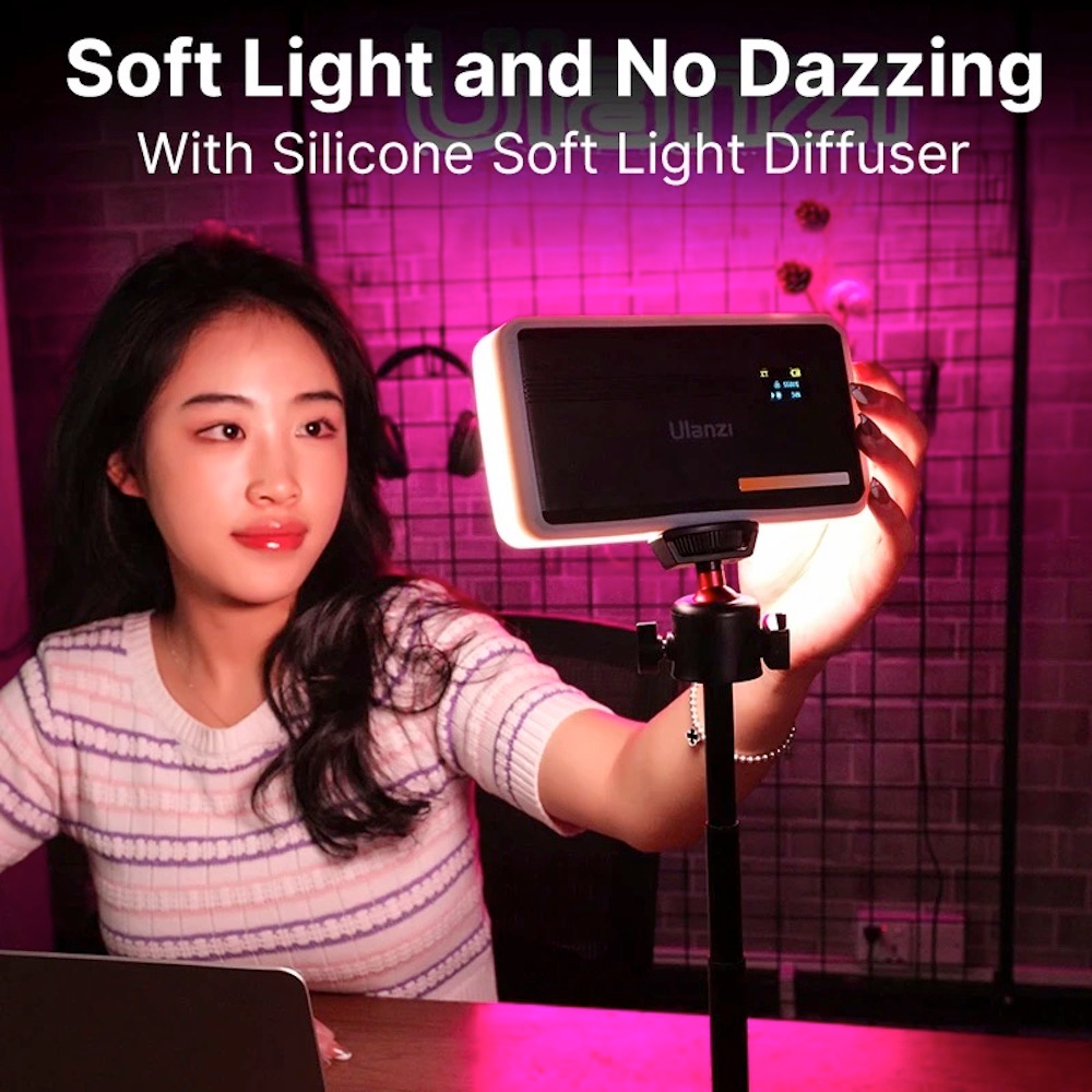 ULANZI VL200 5000mAh Bi-Color LED Video Light for DSLR Camera | Shopee ...