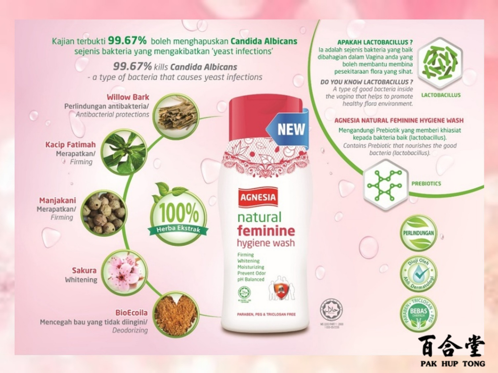 AGNESIA - NATURAL FEMININE HYGIENE WASH ((150ML)) ((EXP OCT 2025 ...