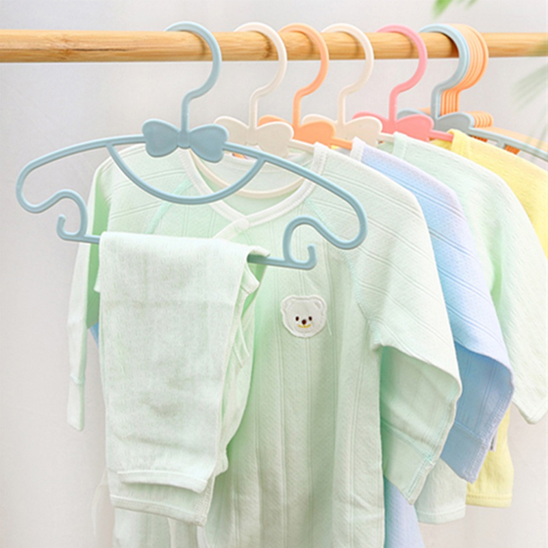 𝐀𝐍𝐓𝐈 𝐒𝐊𝐈𝐃 Baby Kids Clothes Hanger Cloth Holder Wardrobe Closet ...