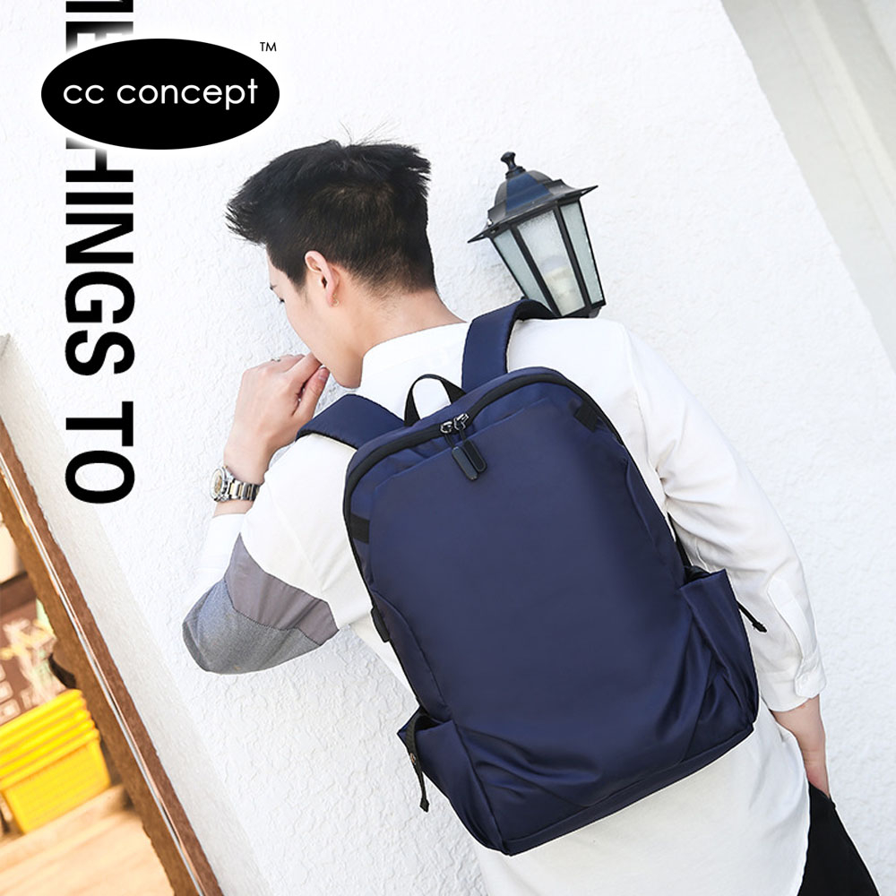 CC CONCEPT Premium Laptop Backpack Waterproof USB Charging Travel Bag ...