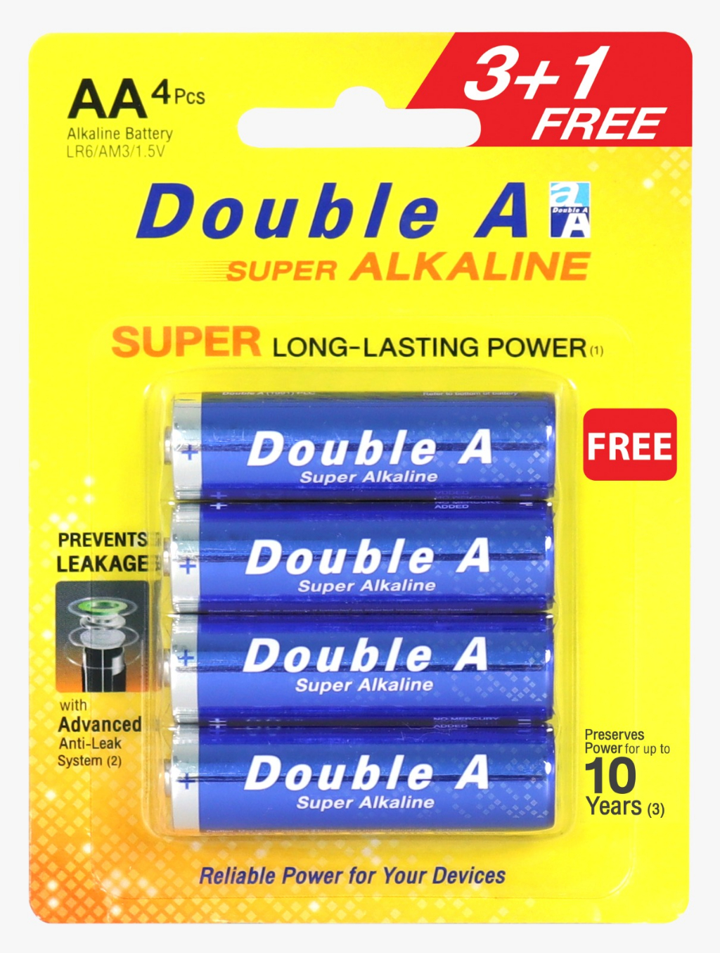 Bateri Alkaline Double A (Bateri AA) (1 pek) | Shopee Malaysia