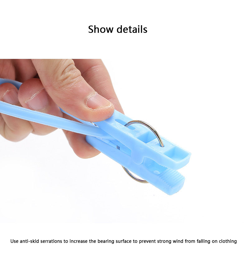 12pcs U Shape Multifunctional Plastic Clothespin Laundry Click Clothes ...