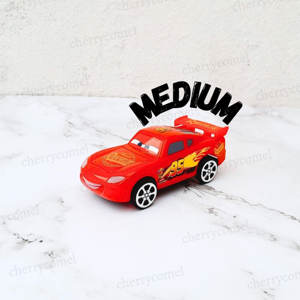 Small Medium Large Car Toy Cars Rusteze Lightning McQueen Mainan Kereta ...