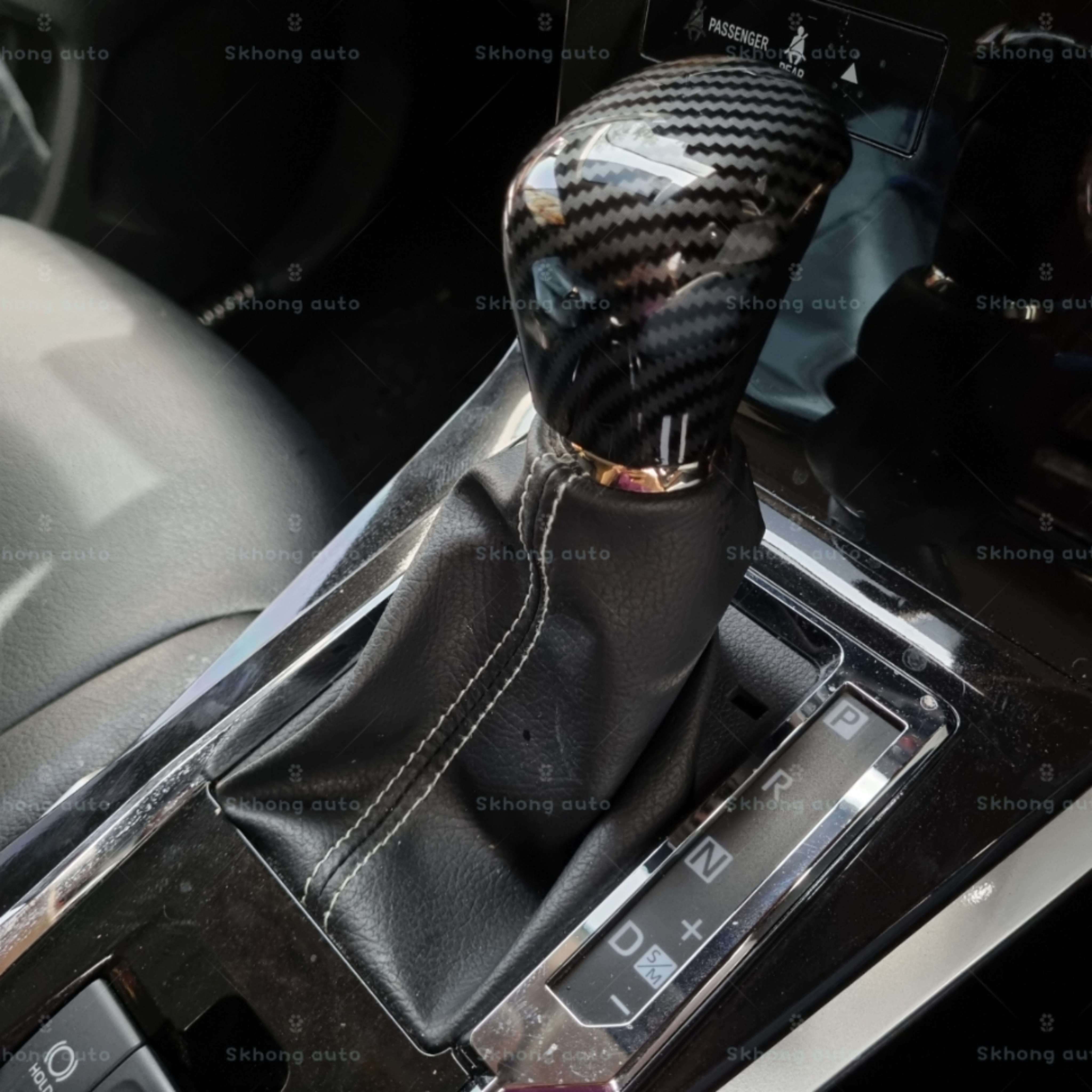 Perodua ativa car gear shift knob frame garnish carbon fiber ativa new ...