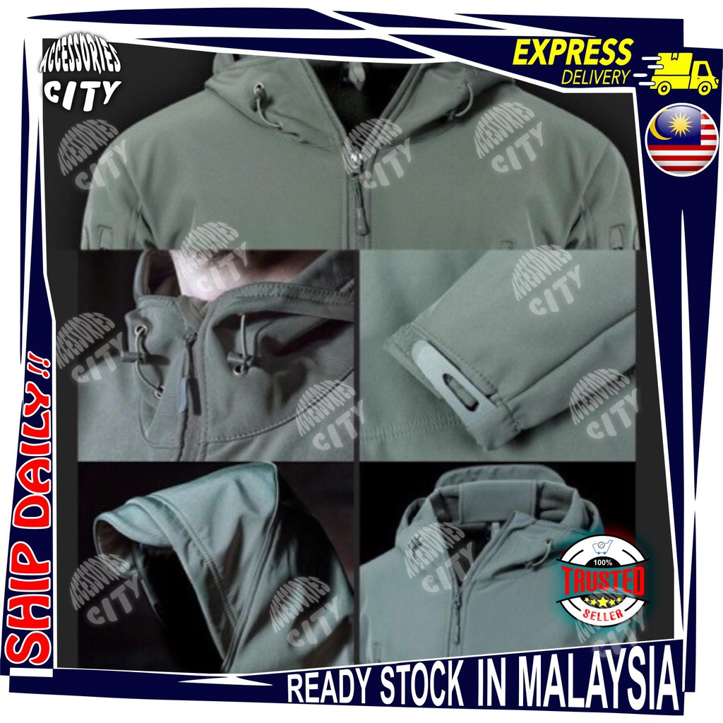 Jaket Waterproof Motor Sharkskin Jacket Men Motor Tactical Jacket ...