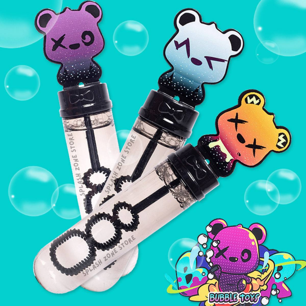 1Pc Cute Bear Bubble Stick Toy Belon Buih For Outdoor Party Water Play ...