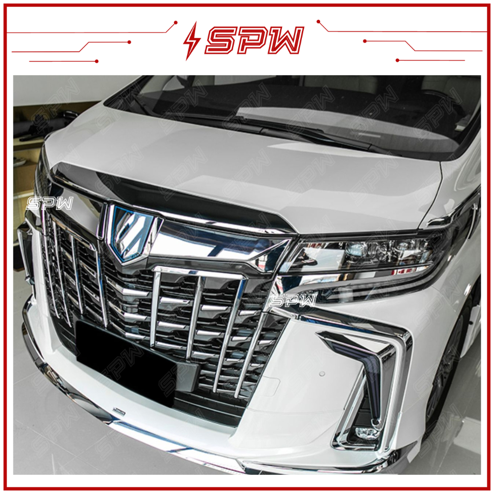 Toyota Alphard AGH30 ANH30 Modellista Grill Grille 30 Series LED Facelift 2018 2019 2020 2021 ...