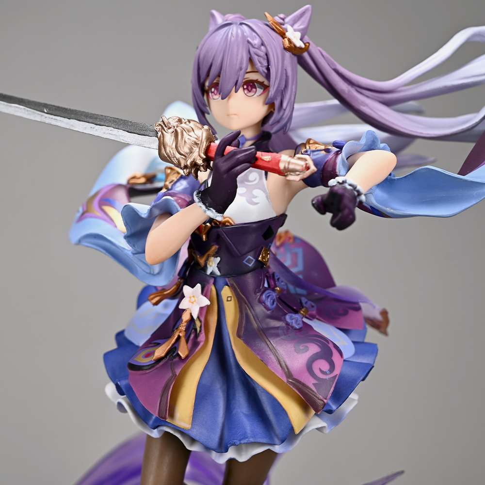 32cm Genshin Impact Anime Figure Keqing PVC Action Figure Collection ...