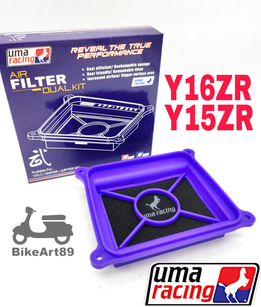 Yamaha Air Filter Y15ZR Y16ZR UMA Racing Original Racing Part Y15 Y16 ...