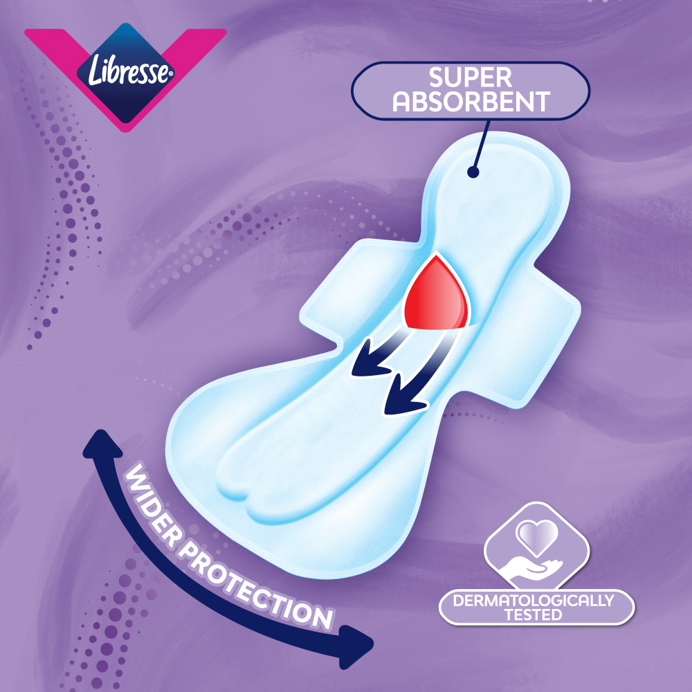 Vinda Libresse Maternity Wider Back Night Wings Pad | Sanitary Napkins ...