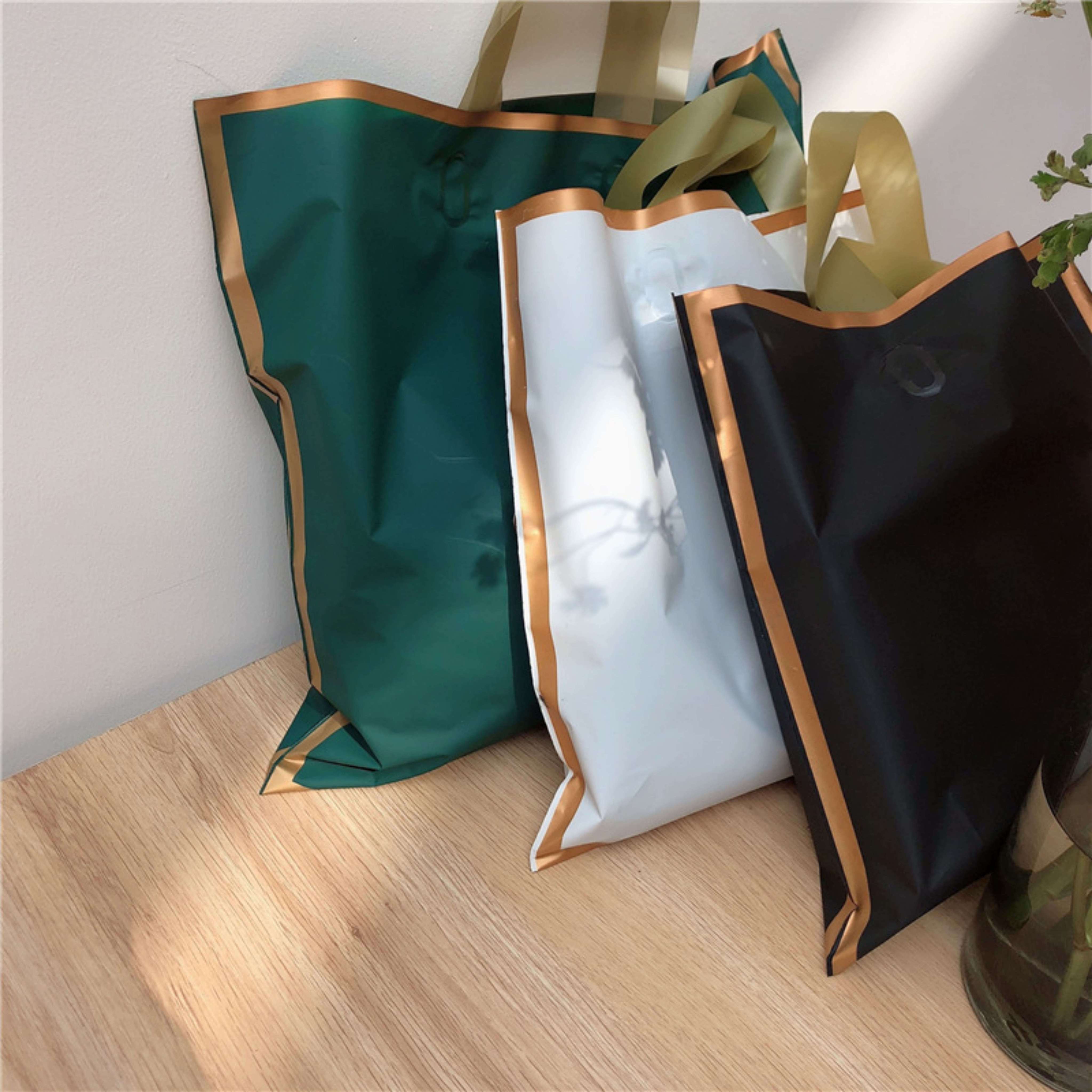 (1PCS) Premium Quality Frame Line Plastic Bag Plastik Bag Shopping Bag ...