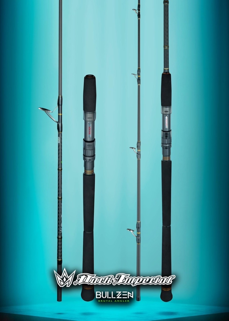 2023 BULLZEN Dark Imperial Hard Attack Toray Carbon Spinning Fishing ...