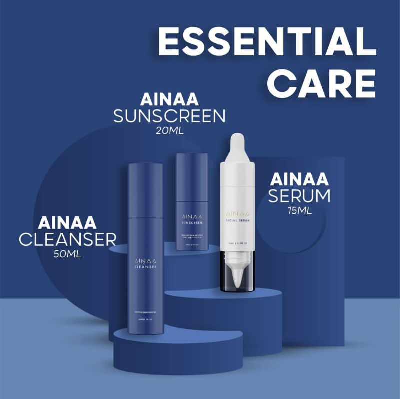 AINAA CLEANSER | AAINA BEAUTY SKINCARE SET | PEMBERSIH MUKA AINA HAFIZ ...
