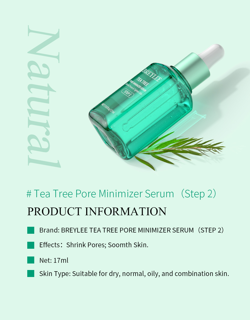 BREYLEE Blackhead Removal Shrink Pores Serum Anti Peeling Off Facial ...