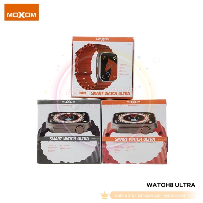 Moxom MX WH05 WH06 WH10 WH12 Ultra Smart Sport Watch Heart Rate ...